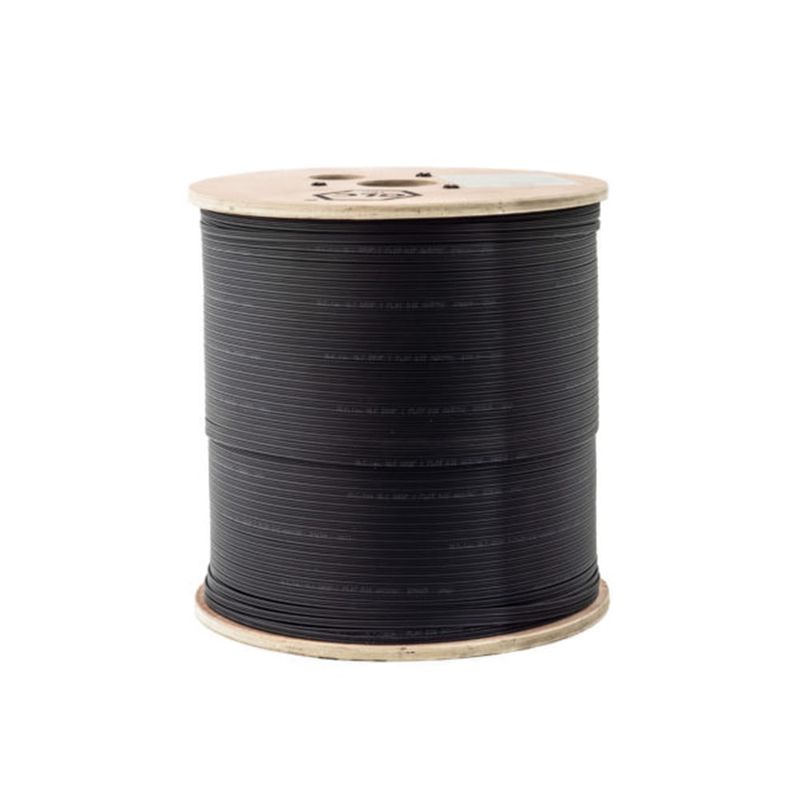 Fibra tipo drop plana con portante de kevlar dielectrico de un hilo ... Fibra tipo drop plana con portante de kevlar dielectrico de un hilo ...