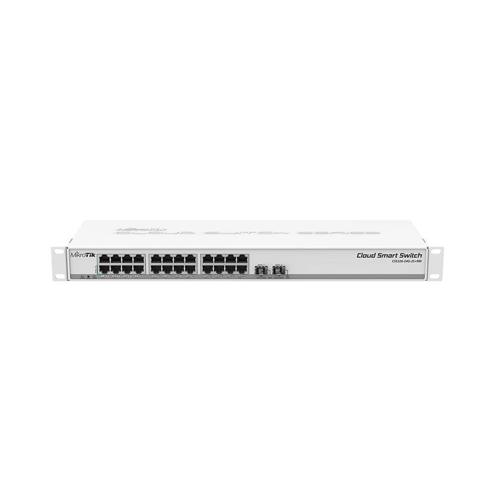 Switch MikroTik administrable Capa2 CSS326-24G-2S+RM