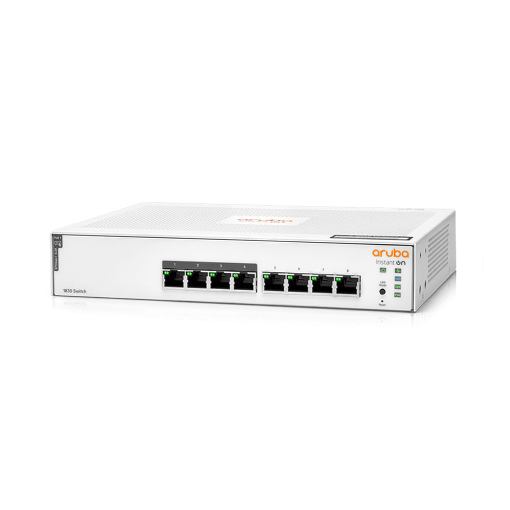 Switches ARUBA 1830 8G PoE 65W clase4 Instant On