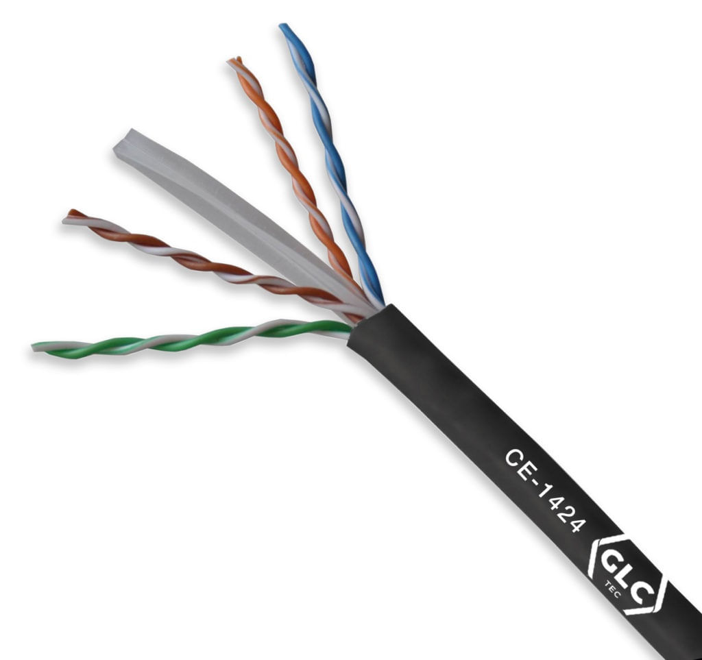 Rollo de cable UTP CAT 6 AWG23 en 305Mts para uso de interior y exterior