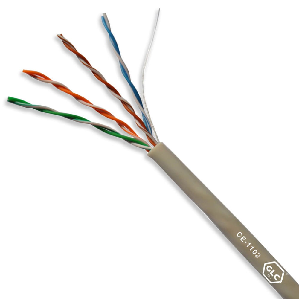 Rollo de cable UTP CAT 5E AWG24 en 305Mts para uso de interior