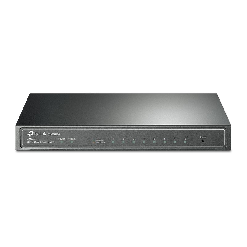 TL-SG2008 JetStream Switch Smart de 8 Puertos Gigabit TL-SG2008 JetStream Switch Smart de 8 Puertos Gigabit