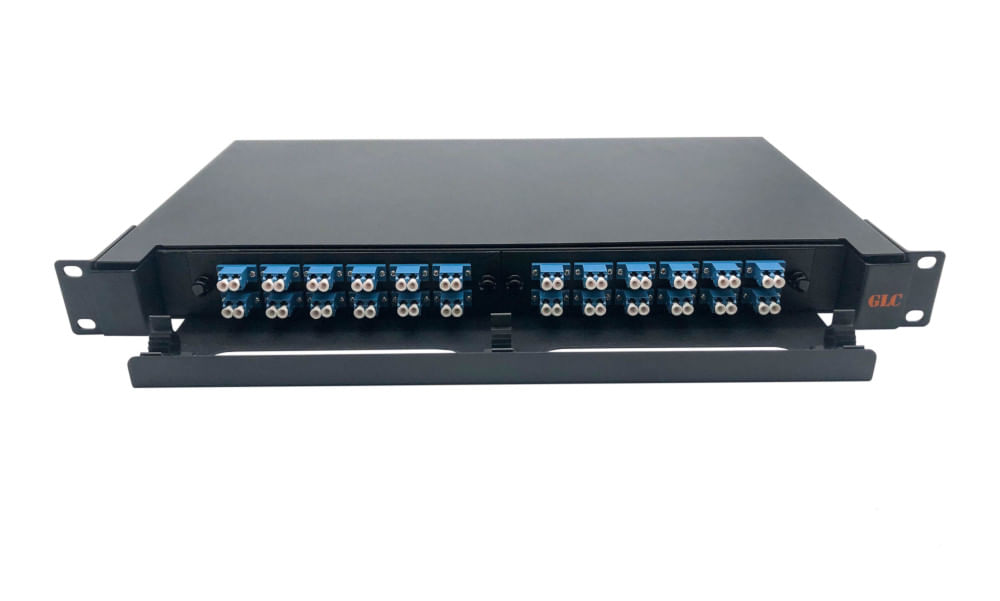 Bandeja para organización de fibra optica ODF de 24 conexiones LC/UPC ...