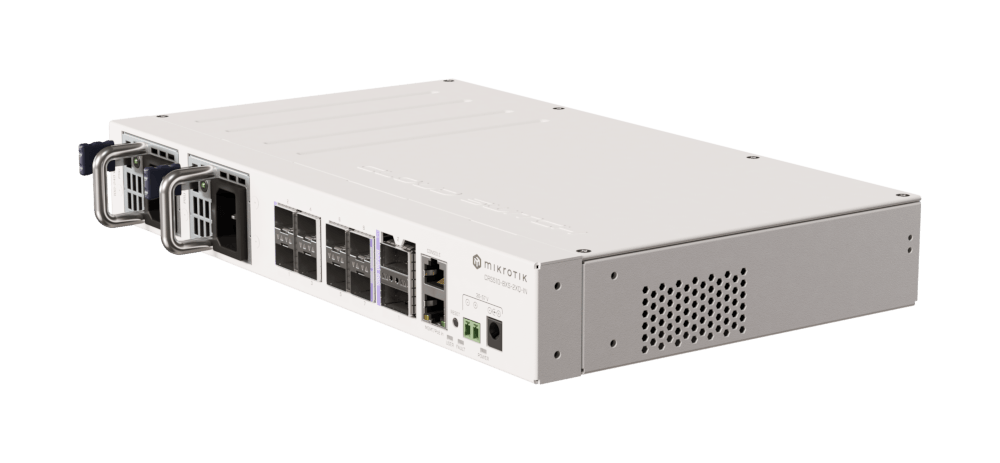 Switch Capa 3 de MikroTik CRS510-8XS-2XQ-IN con 8 ranuras SFP28, 2 ...