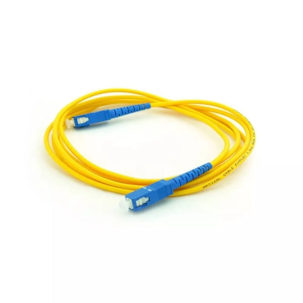 Patchcord de fibra monomodo con conectores SC/UPC - SC/UPC de 2 metros ... Patchcord de fibra monomodo con conectores SC/UPC - SC/UPC de 2 metros ...