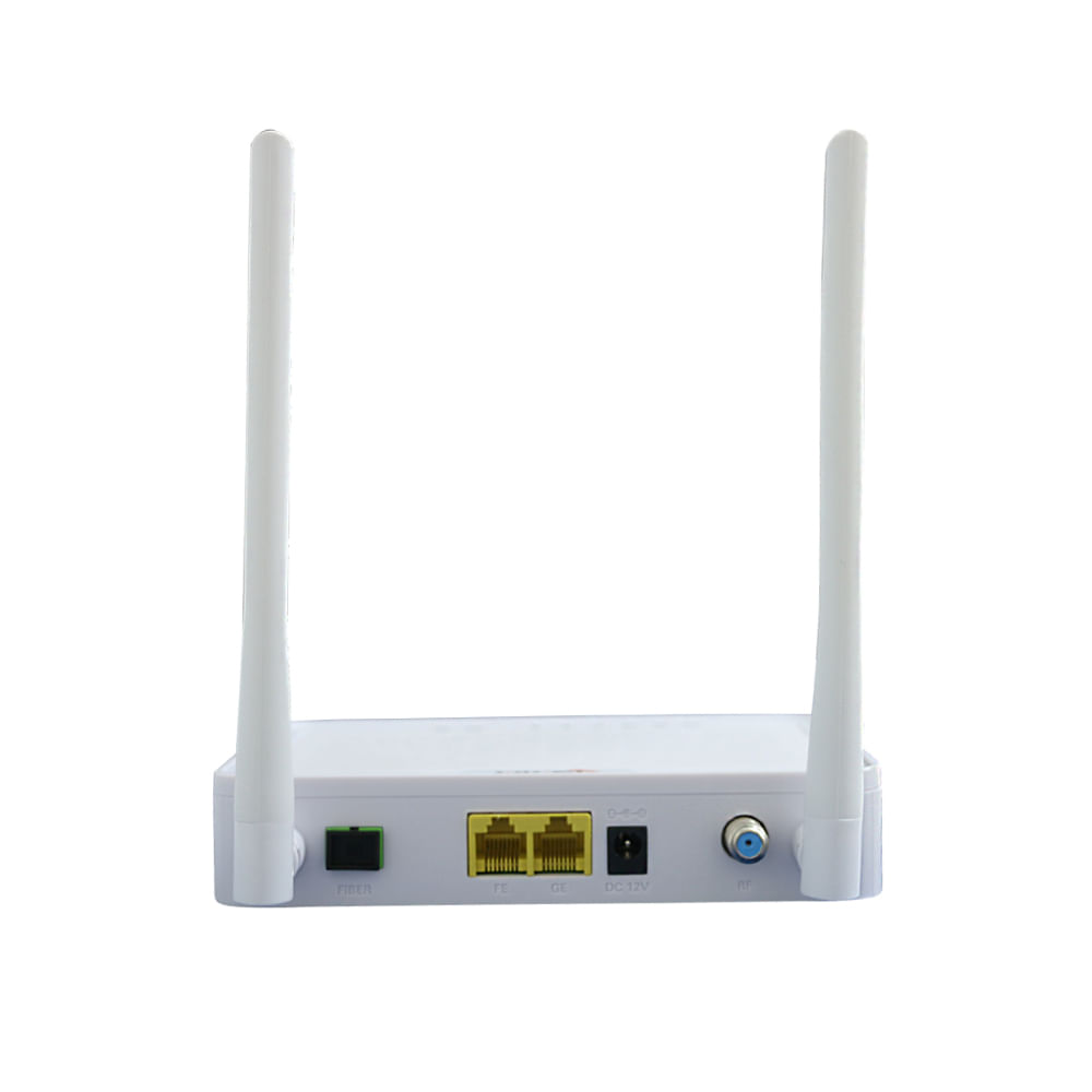 ONU/ONT C-DATA XPON WIFI4 con 2 puertos ethernet y puerto RF CATV ...