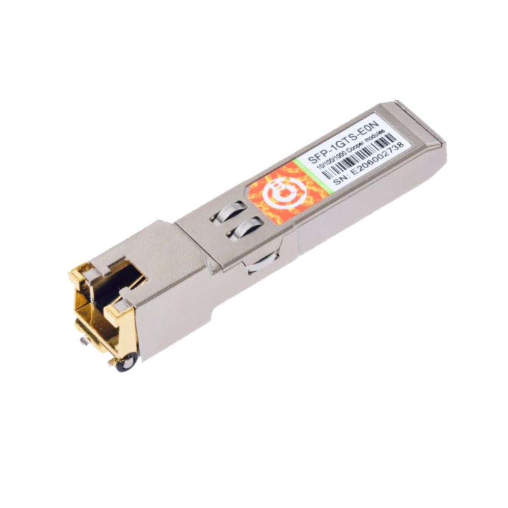 Modulo SFP 1G a Cobre RJ45 10/100/1000Mbps EON Technology, alcance 100m
