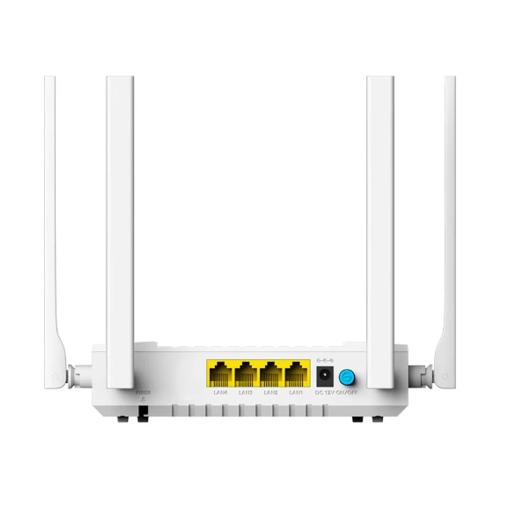 ONU/ONT C-DATA XPON WiFi6 Dual Band con 4 puertos Gigabit, FD514GS1-R550