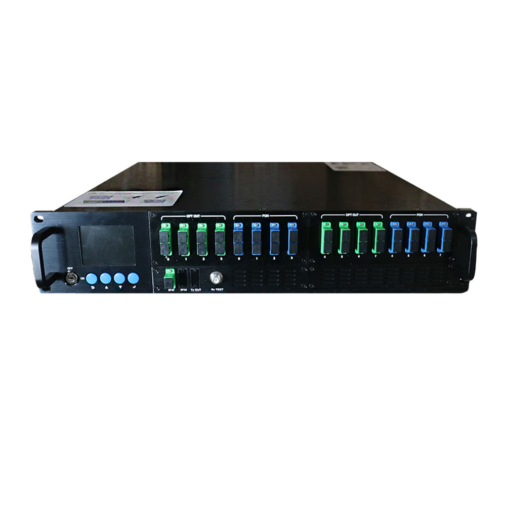 EDFA con WDM de 16 puertos 77BEYA WSEE LASER, entrada RF para CATV SC ...