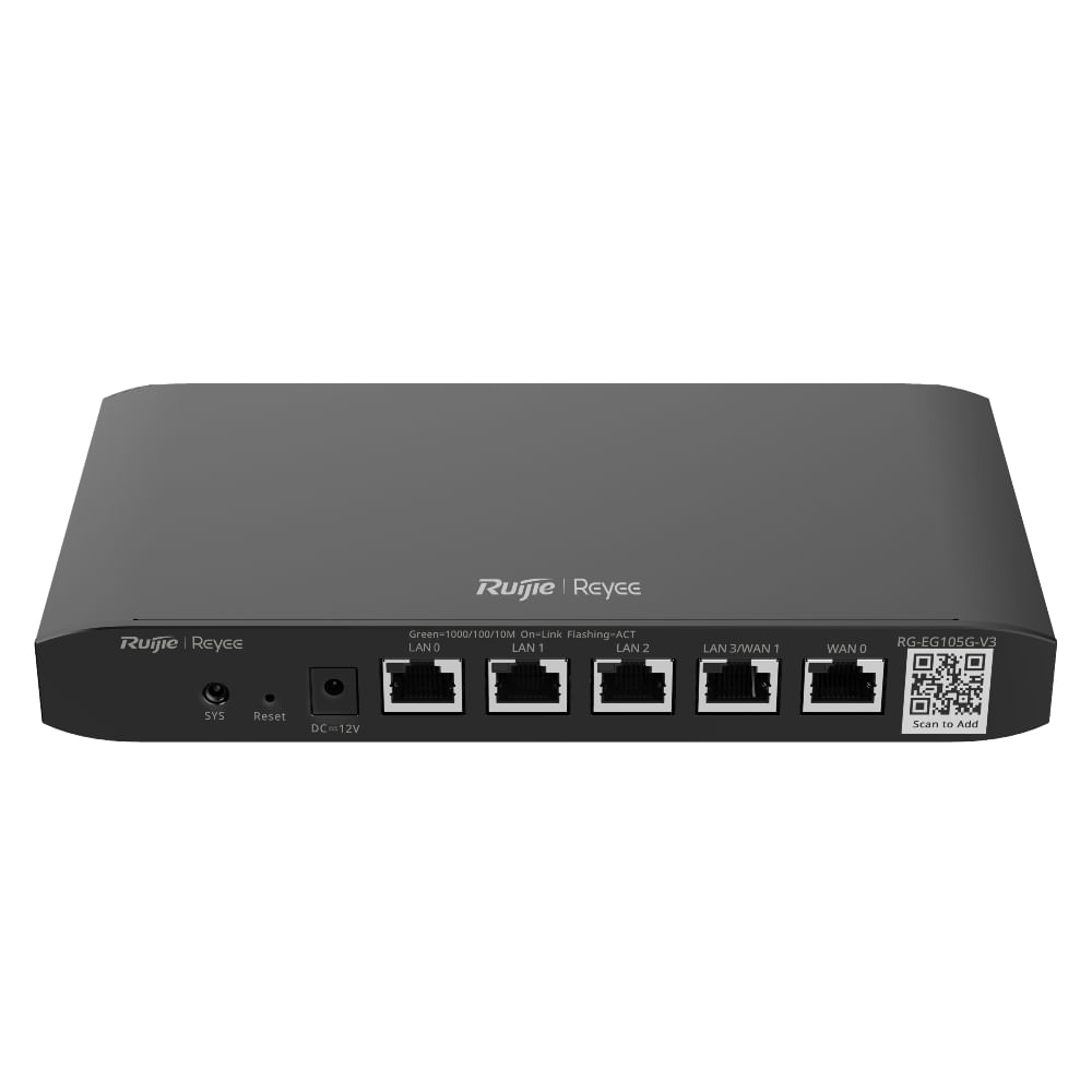 Router Balanceador de Reyee RG-EG105G-V3 con 5 Puertos Ethernet